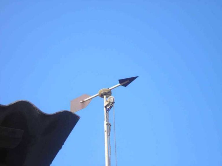 Do-it-yourself weather vane made of metal, construction, device