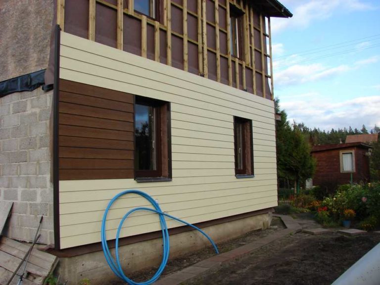 Revêtement en fibrociment: propriétés, caractéristiques, installation