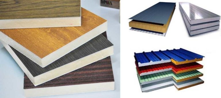 Dimensions of sandwich panels: types, weight, installation rules