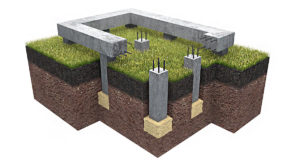 The foundation for a two-story house: calculation of depth, thickness